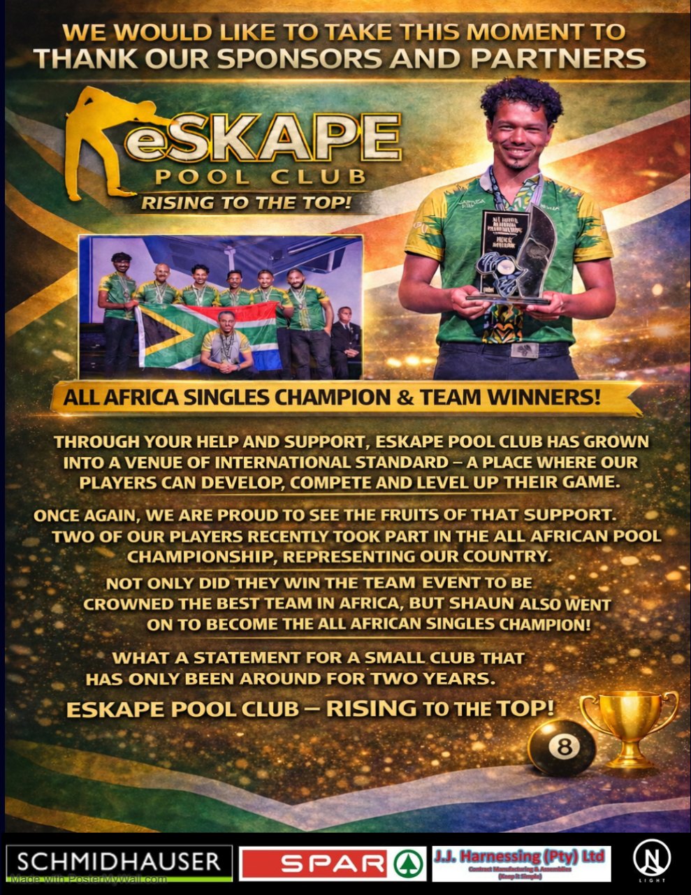 ESKAPE Pool Club – JJ Harnessing